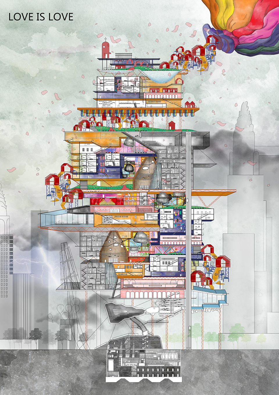 Grade Four High-Rise building architectural design course in Hebei ...