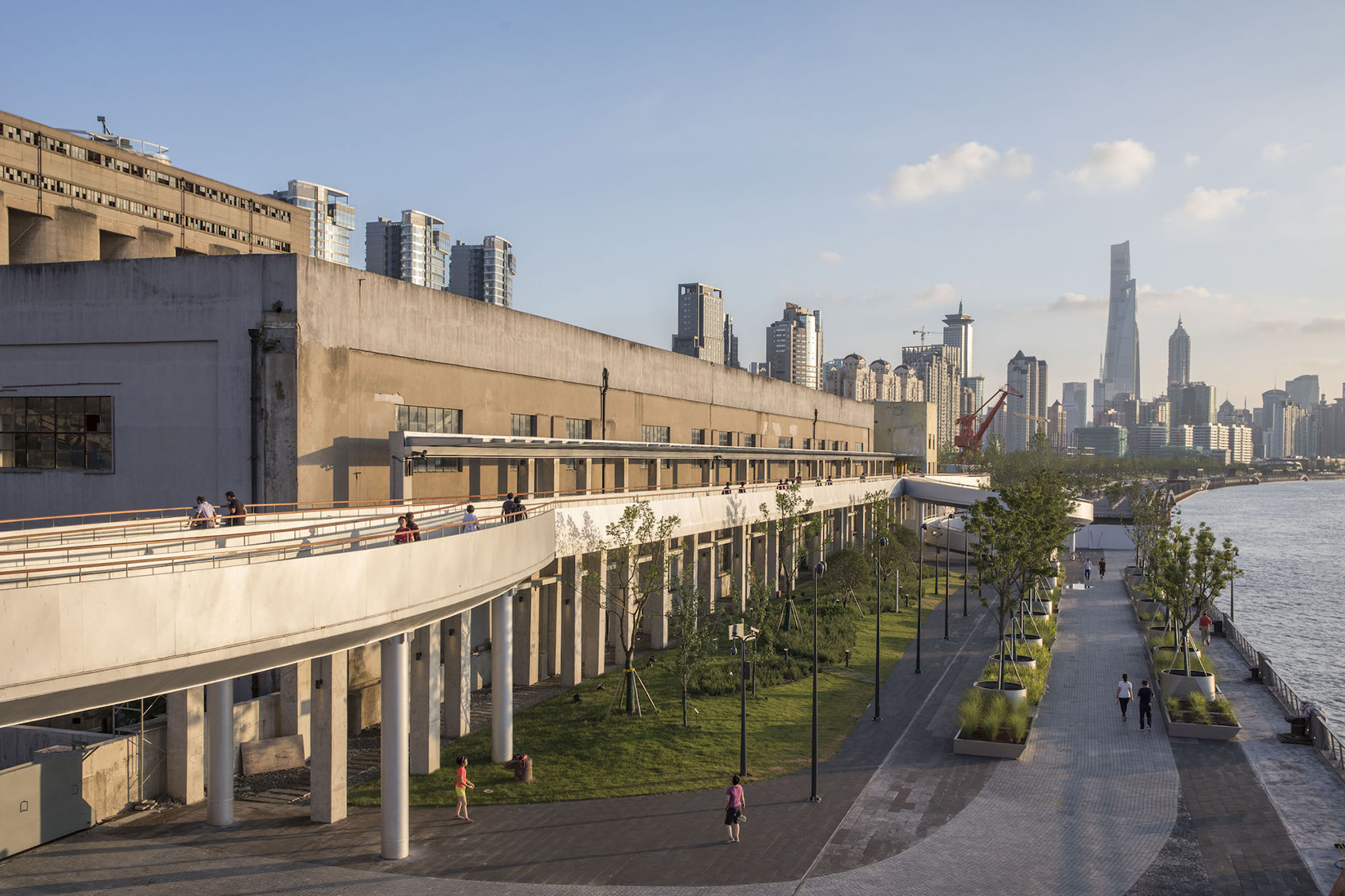 Huangpu River East Bund Riverfront Open Space Design, China by Atelier ...