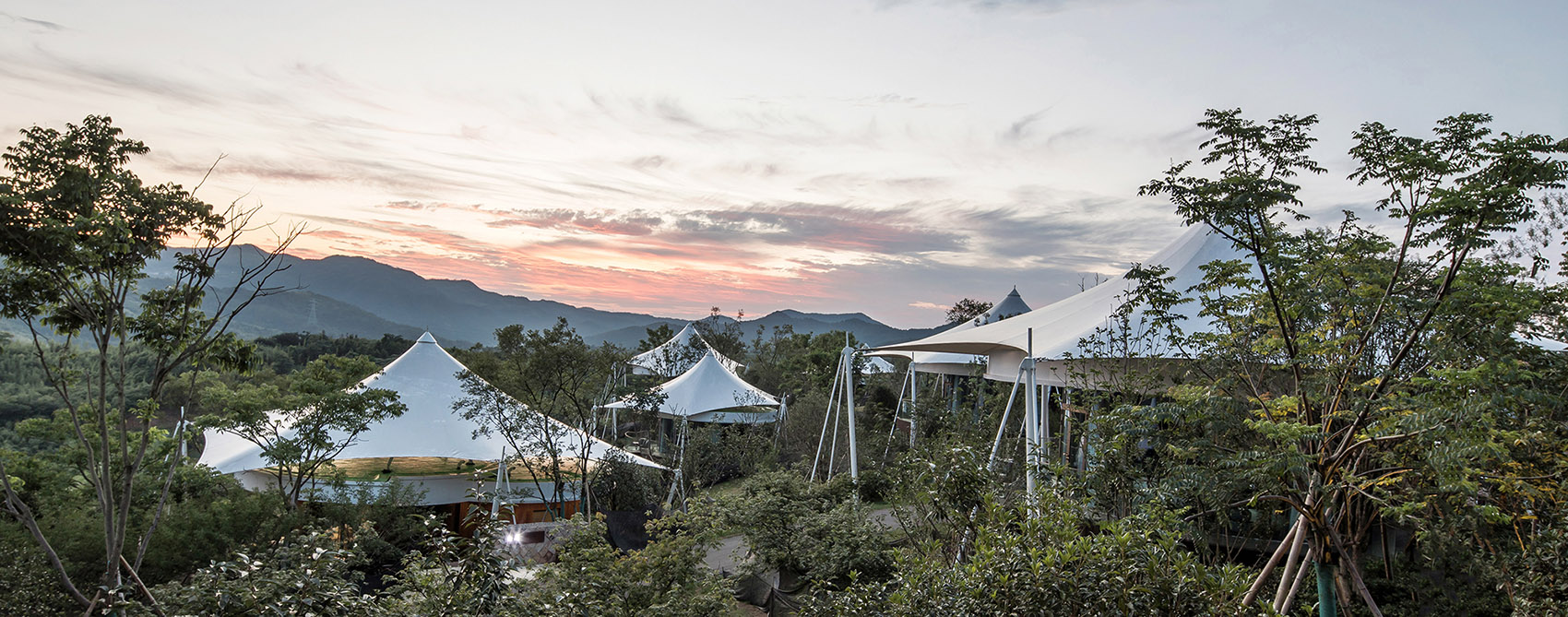 Spring Breeze Tented Hotel in Shili Town, China by Hangzhou Huanting ...