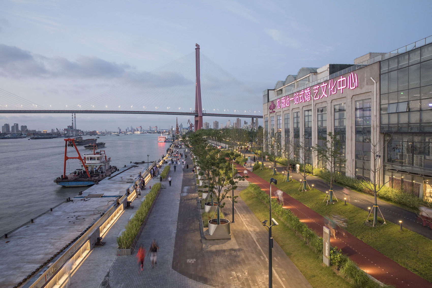 Huangpu River East Bund Riverfront Open Space Design, China by Atelier ...
