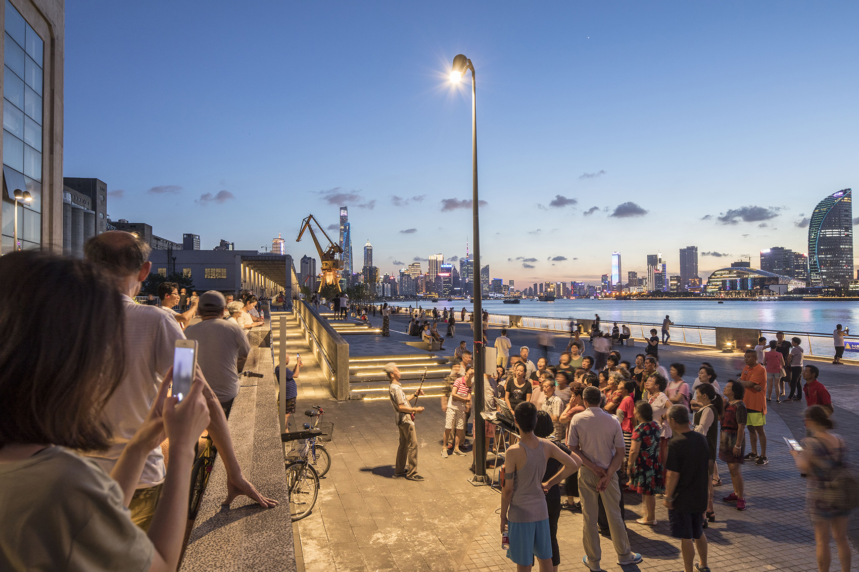 Huangpu River East Bund Riverfront Open Space Design, China by Atelier ...