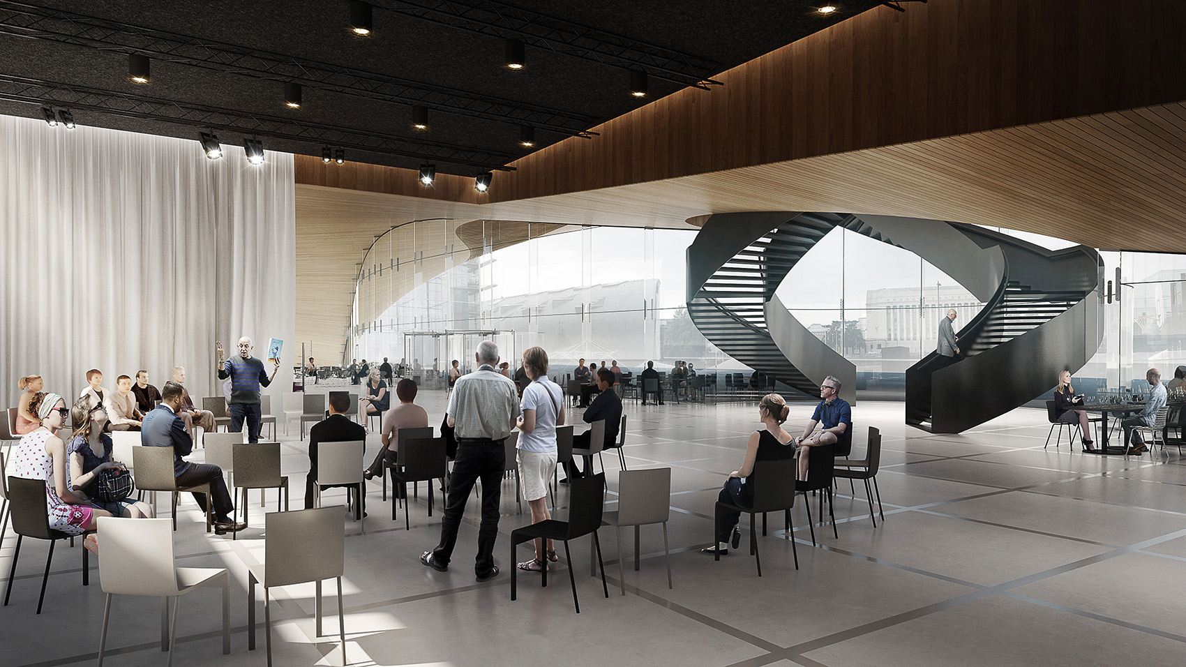 Helsinki Central Library Oodi by ALA Architects - 谷德设计网