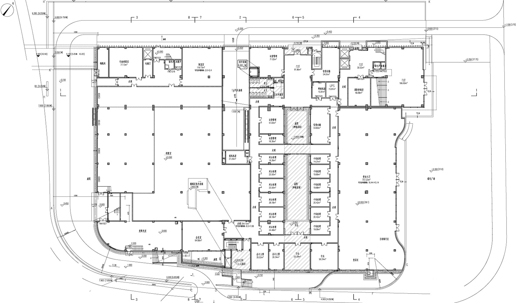 Xinchang Rural Commercial bank, China by A&S Architectural Design and ...