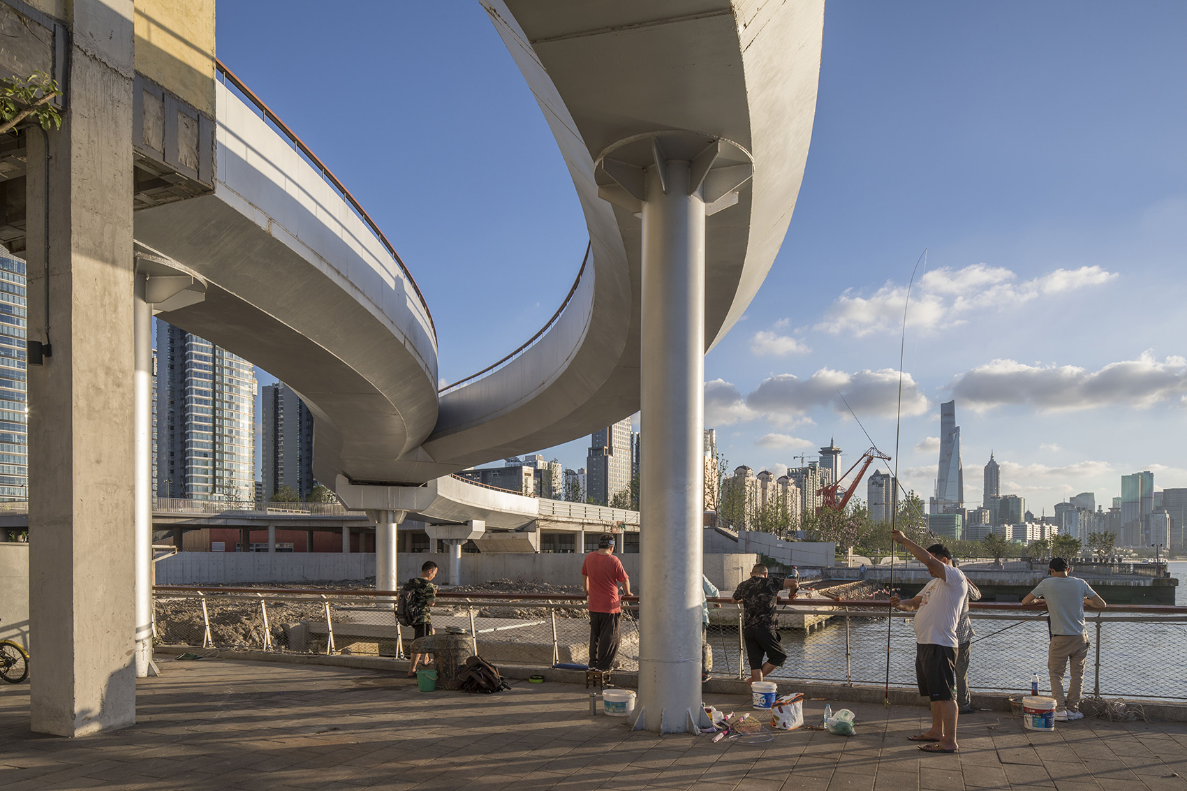 Huangpu River East Bund Riverfront Open Space Design, China by Atelier ...