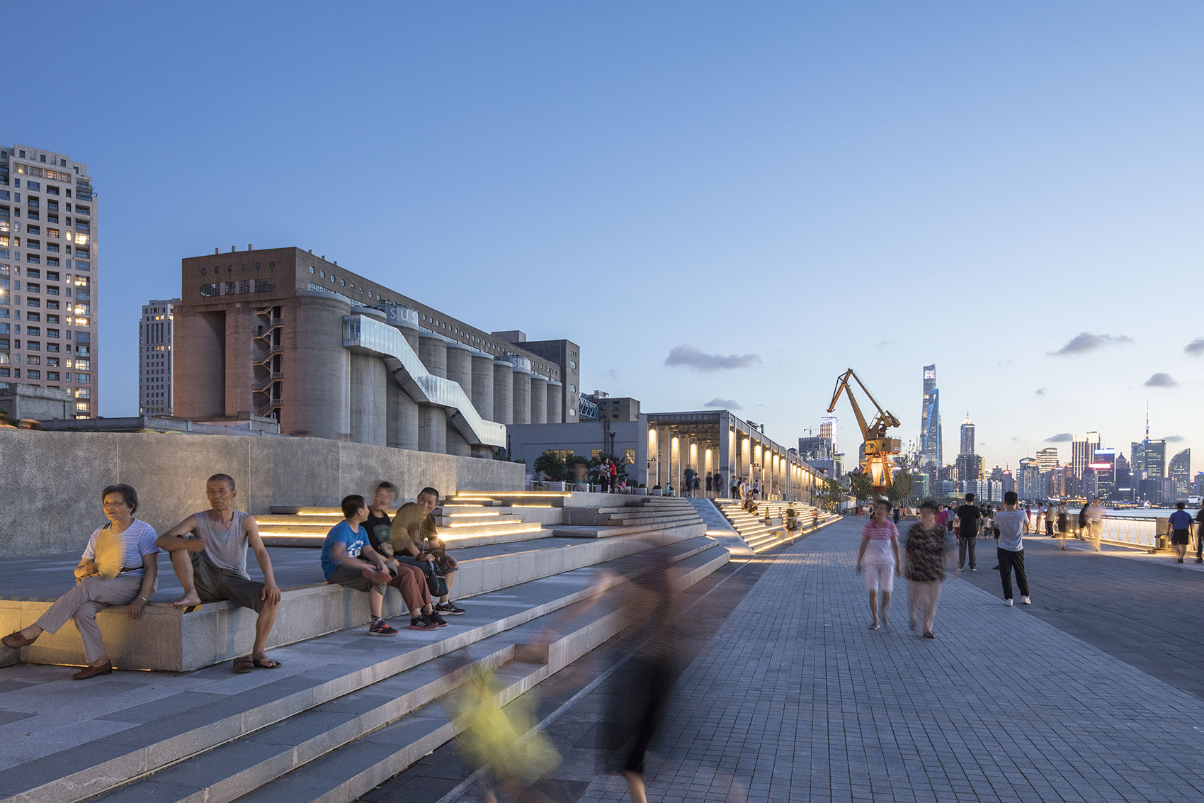 Huangpu River East Bund Riverfront Open Space Design, China by Atelier ...