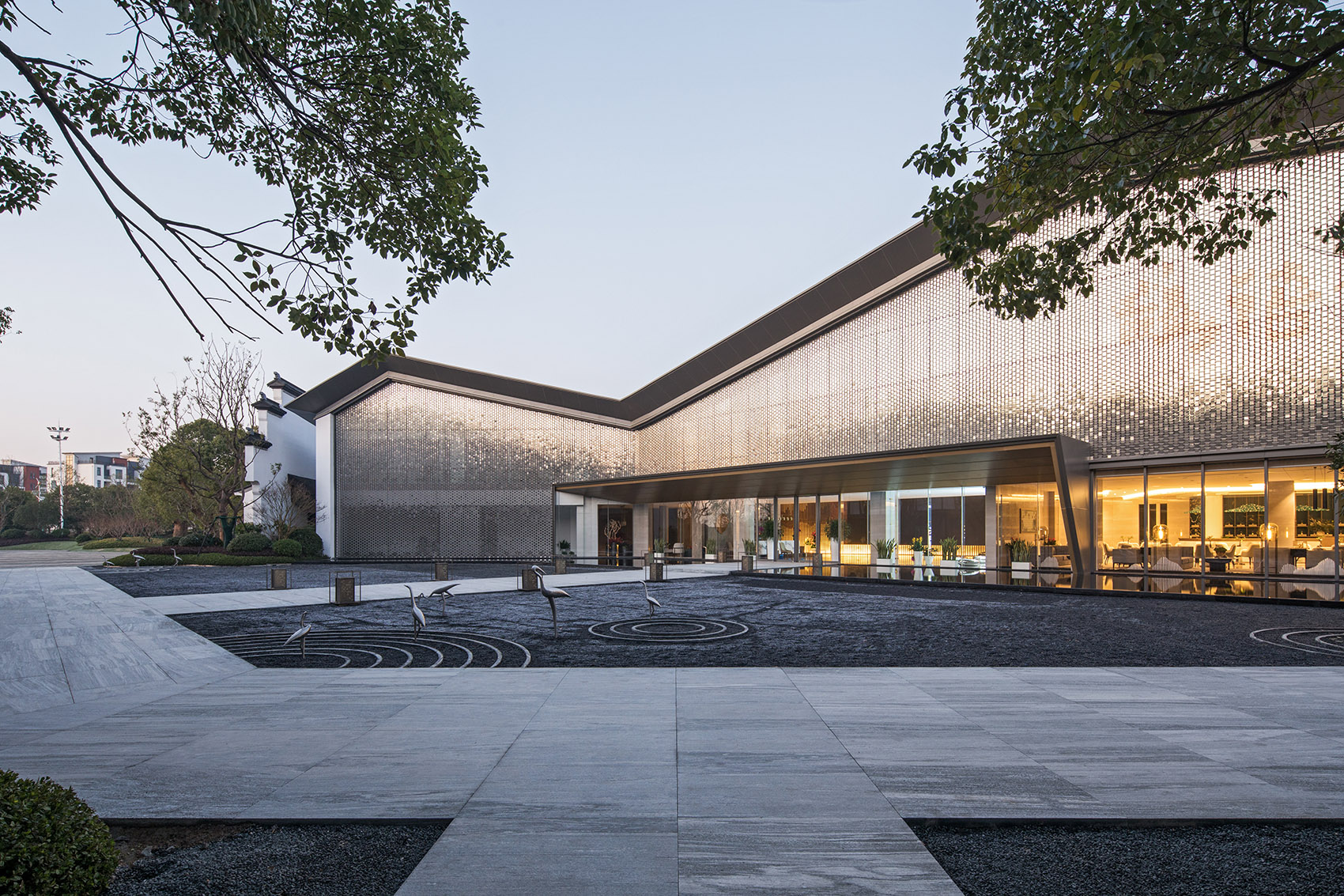 Design of Complementary Building in Qin Lake Scenic Area, China by ...