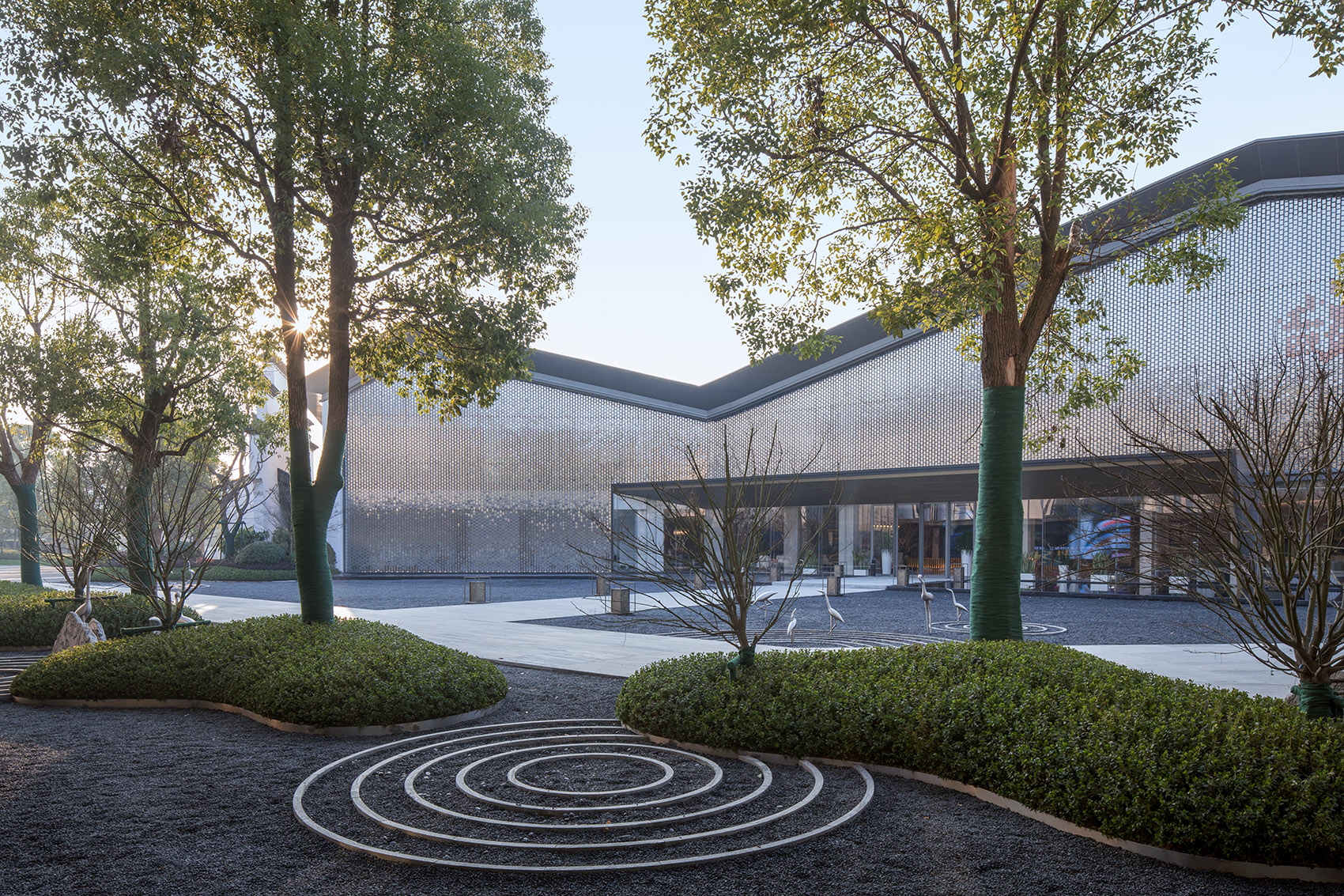 Design of Complementary Building in Qin Lake Scenic Area, China by ...