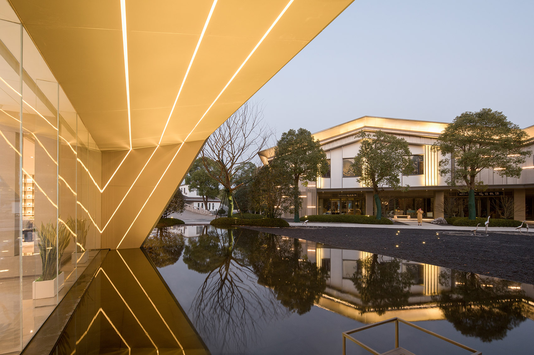 Design of Complementary Building in Qin Lake Scenic Area, China by ...