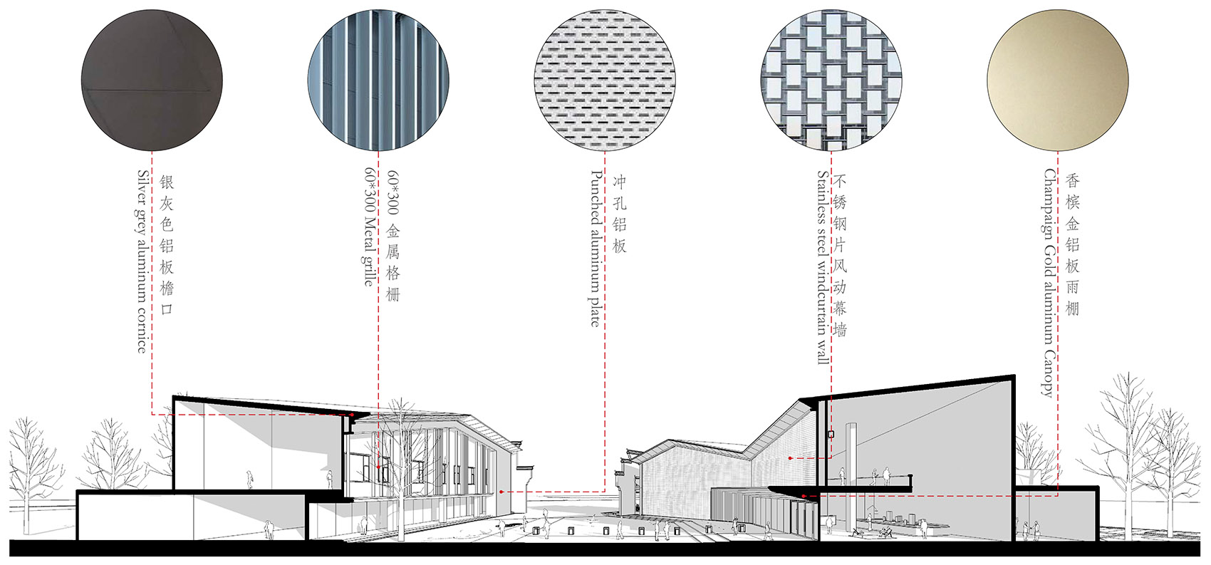 Design of Complementary Building in Qin Lake Scenic Area, China by ...