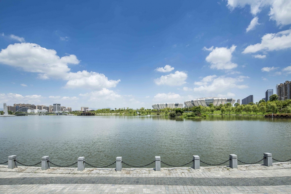 Cangnan Sports Center, China by CSADI (Hainan China-Architectural ...