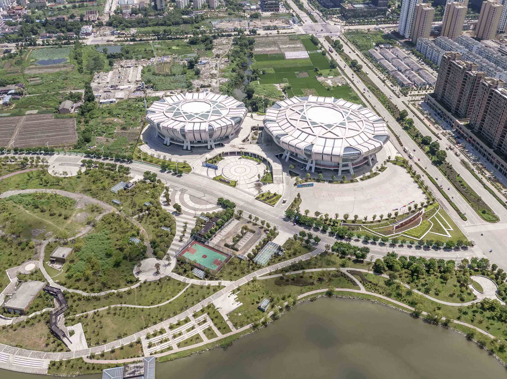 Cangnan Sports Center, China by CSADI (Hainan China-Architectural ...