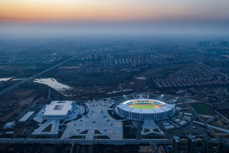 Olympic Sports Center Of Pingdu Qingdao, China by Shanghai Jiaotong ...