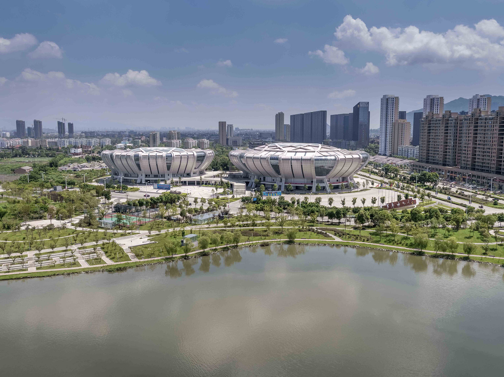 Cangnan Sports Center, China by CSADI (Hainan China-Architectural ...