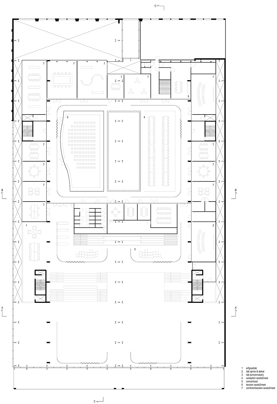 The architecture of the LocHal in Tilburg by Civic Architects - 谷德设计网