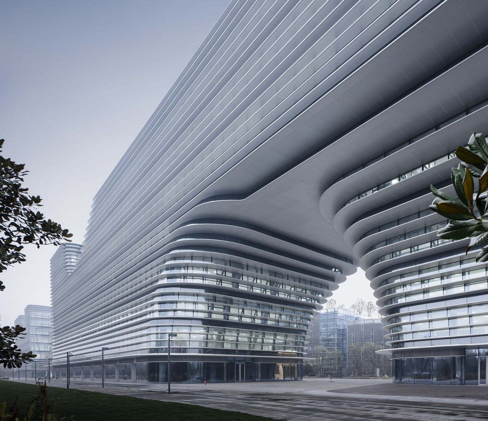 Construction Records of Hangzhou Xixi Green Office Complex, China by ...