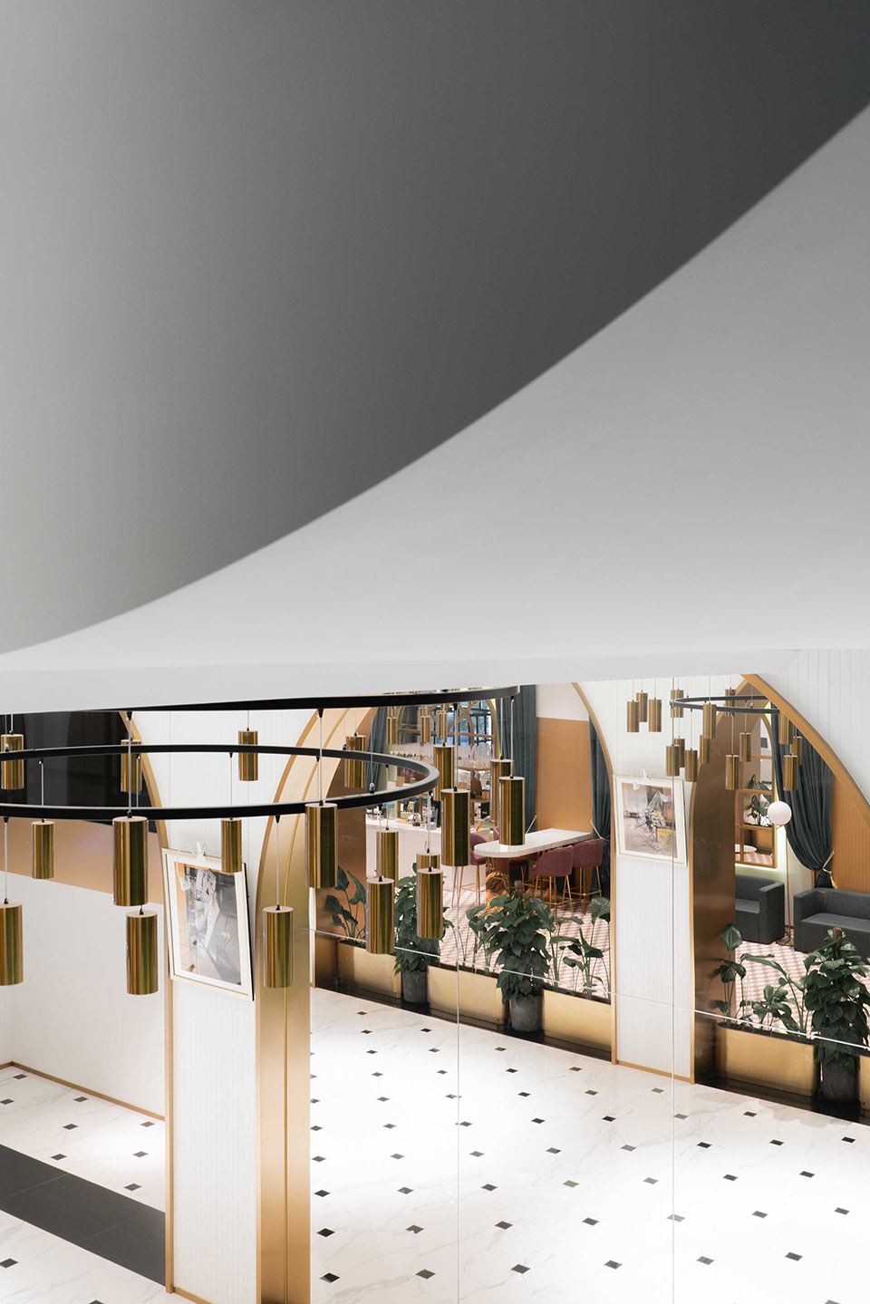 Lobby and Public Space Renovation of the Amber Building, China by KWSD ...