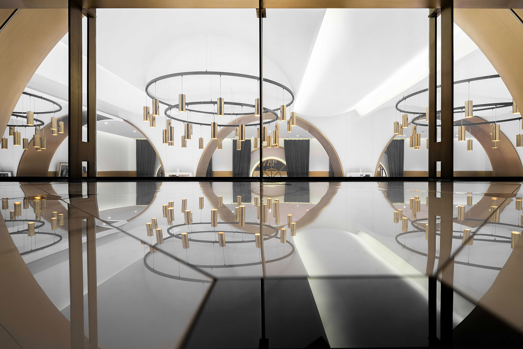 Lobby and Public Space Renovation of the Amber Building, China by KWSD ...