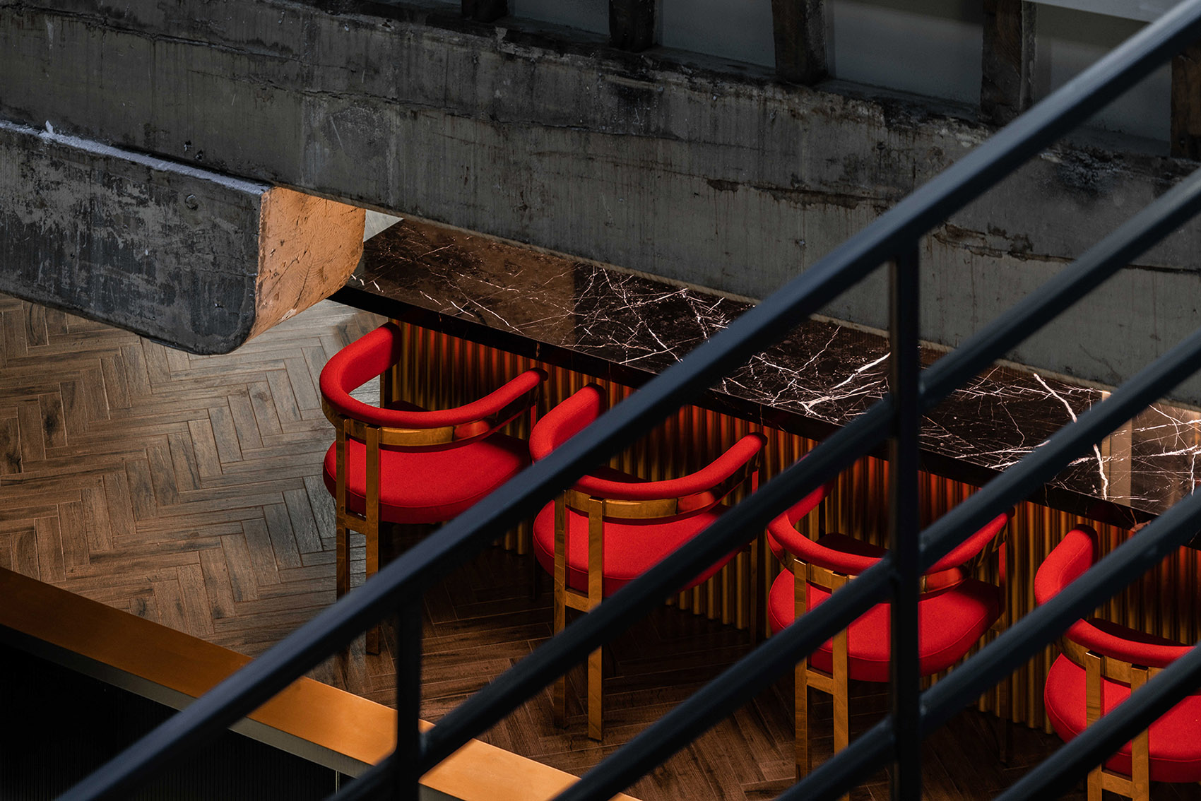 Lobby and Public Space Renovation of the Amber Building, China by KWSD ...