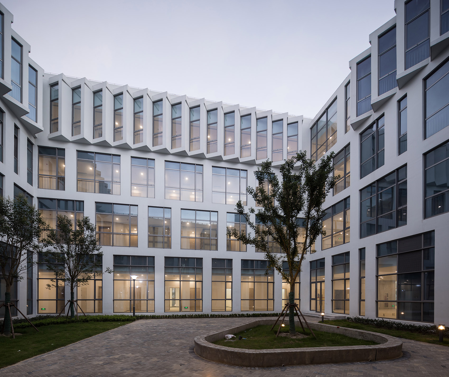 Building 1, 2, and 3 of Shanghai Chongming Sports Training Base Phase I ...