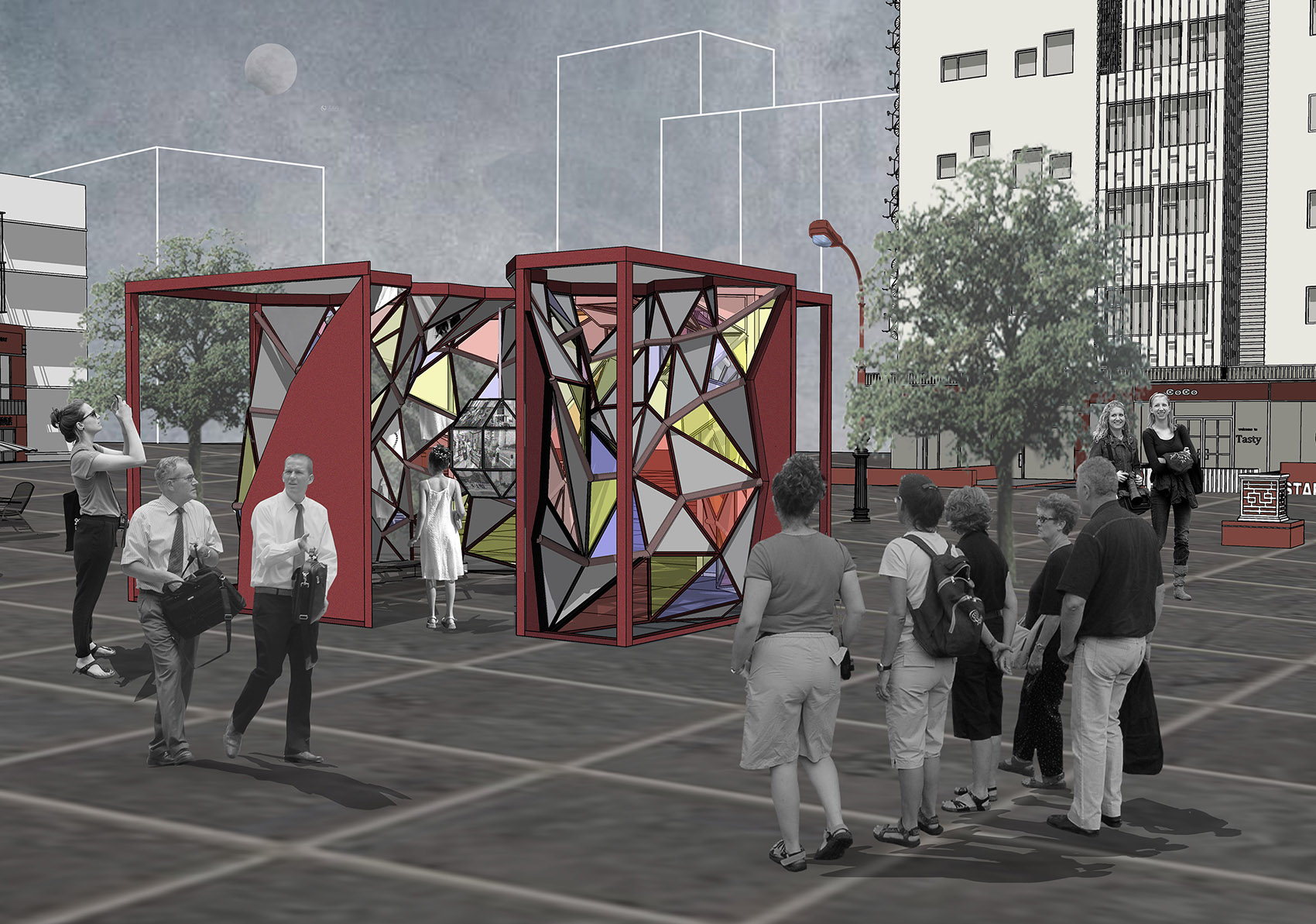 Urban Research: The Gaps of Public Space by Monolith Architects - 谷德设计网