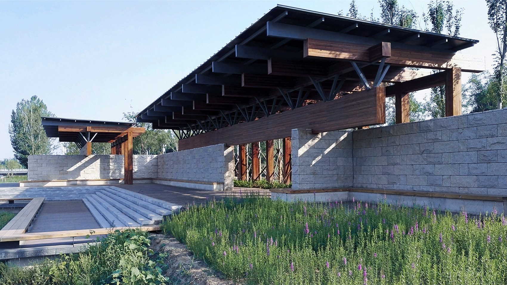 Beam Pavilion, Hebei, China by YZSCAPE - 谷德设计网