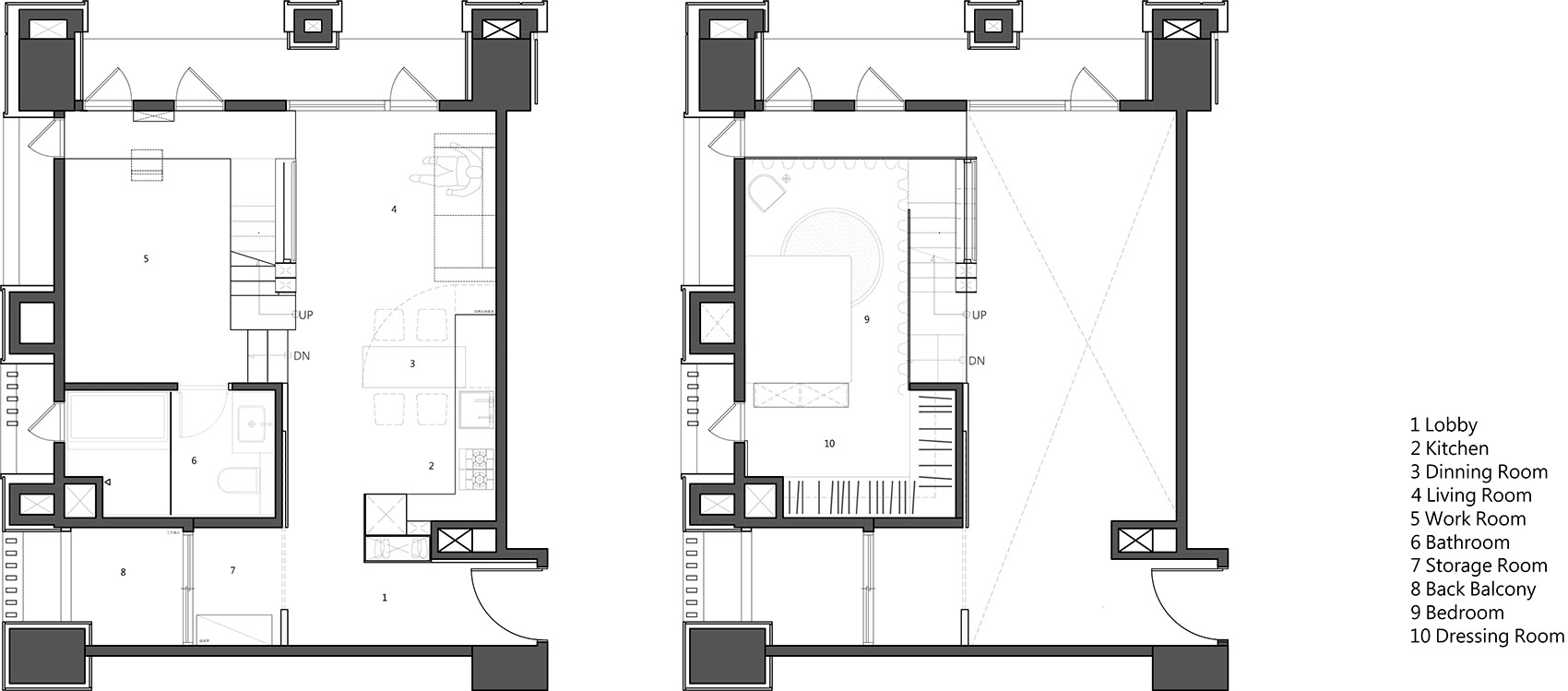 Apartment X, China by KC Design Studio - 谷德设计网