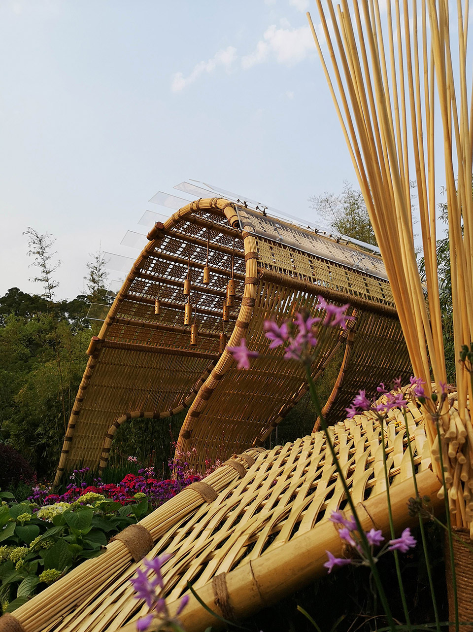 ”Tide”- Bamboo installation, China by BERYL - 谷德设计网