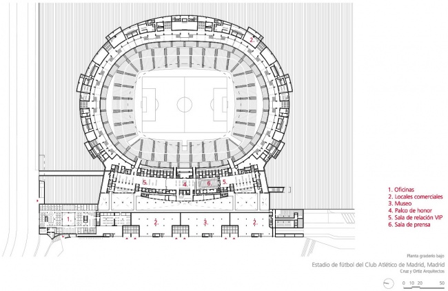 ‘Wanda Metropolitano’ Football Stadium, Madrid by Cruz y Ortiz ...