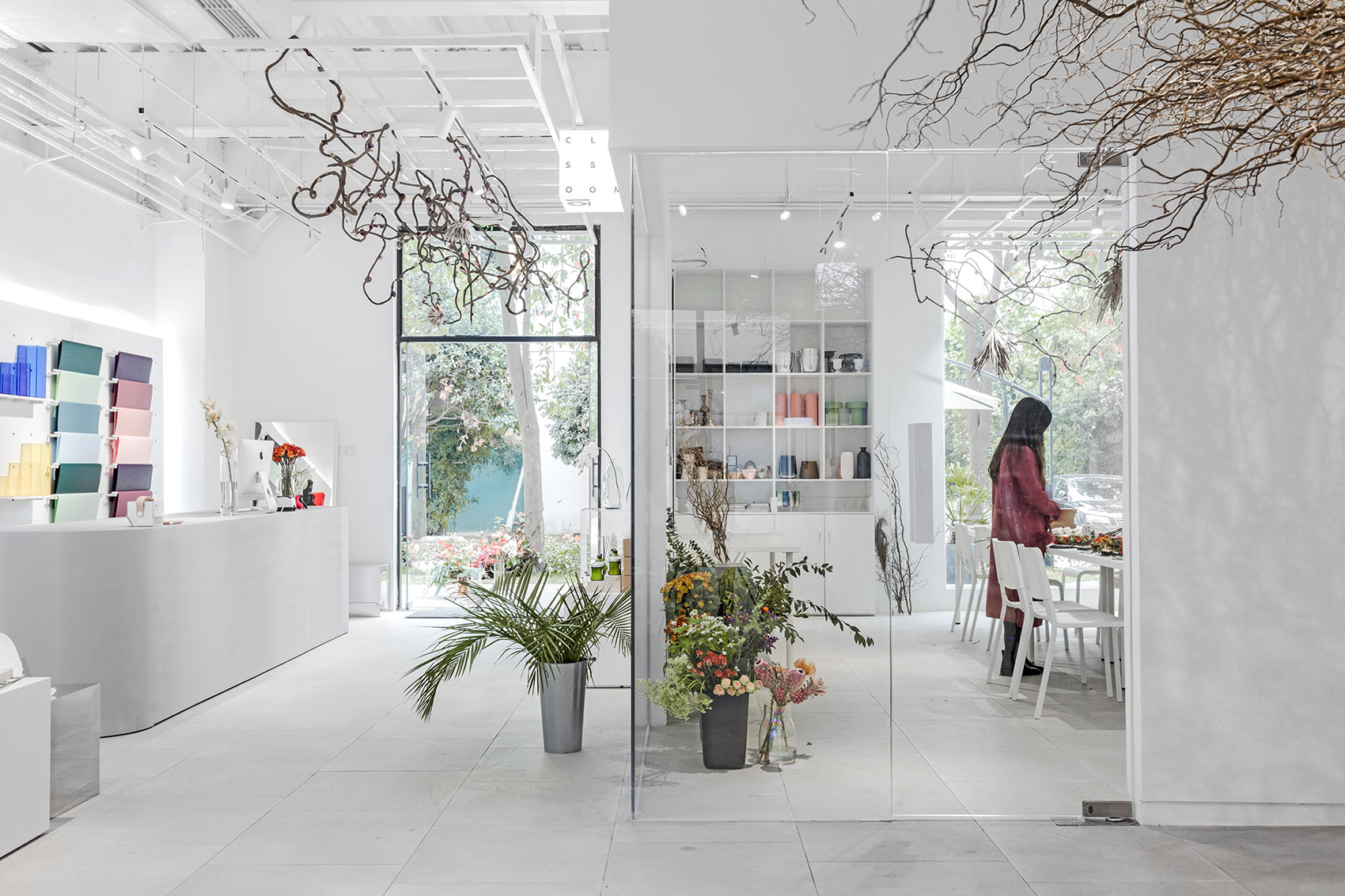 J & J Floristry Space in Chengdu, China by GE: Studio - 谷德设计网