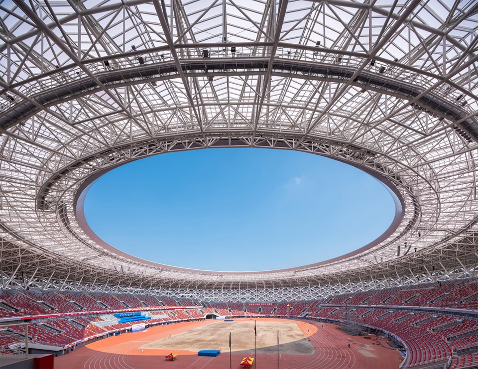 Xianyang Olympic Sports Center Stadium, China by PTW ARCHITECTS + CCDI ...