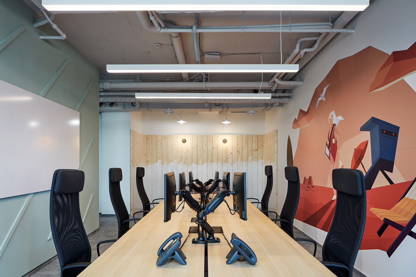 Office interior design for IT company WebSupport by Studio Perspektiv s ...