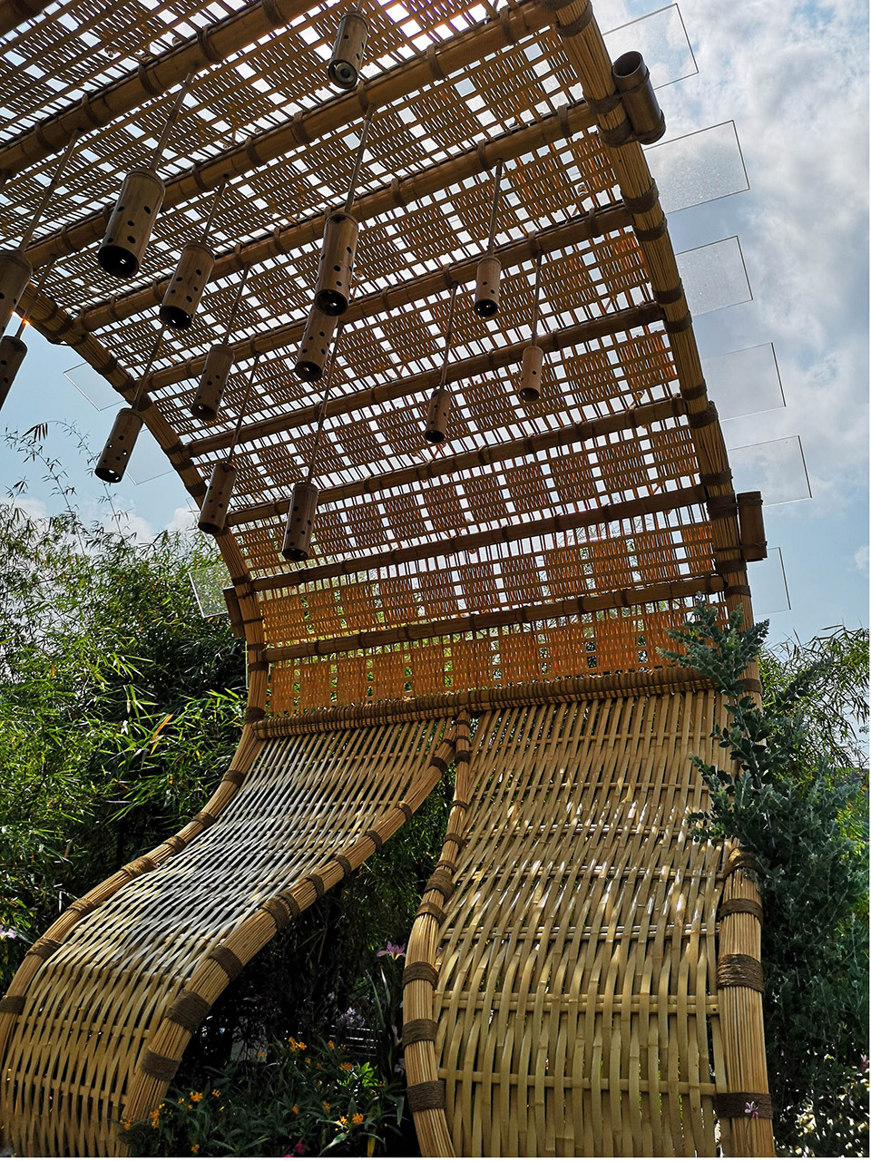 ”Tide”- Bamboo installation, China by BERYL - 谷德设计网