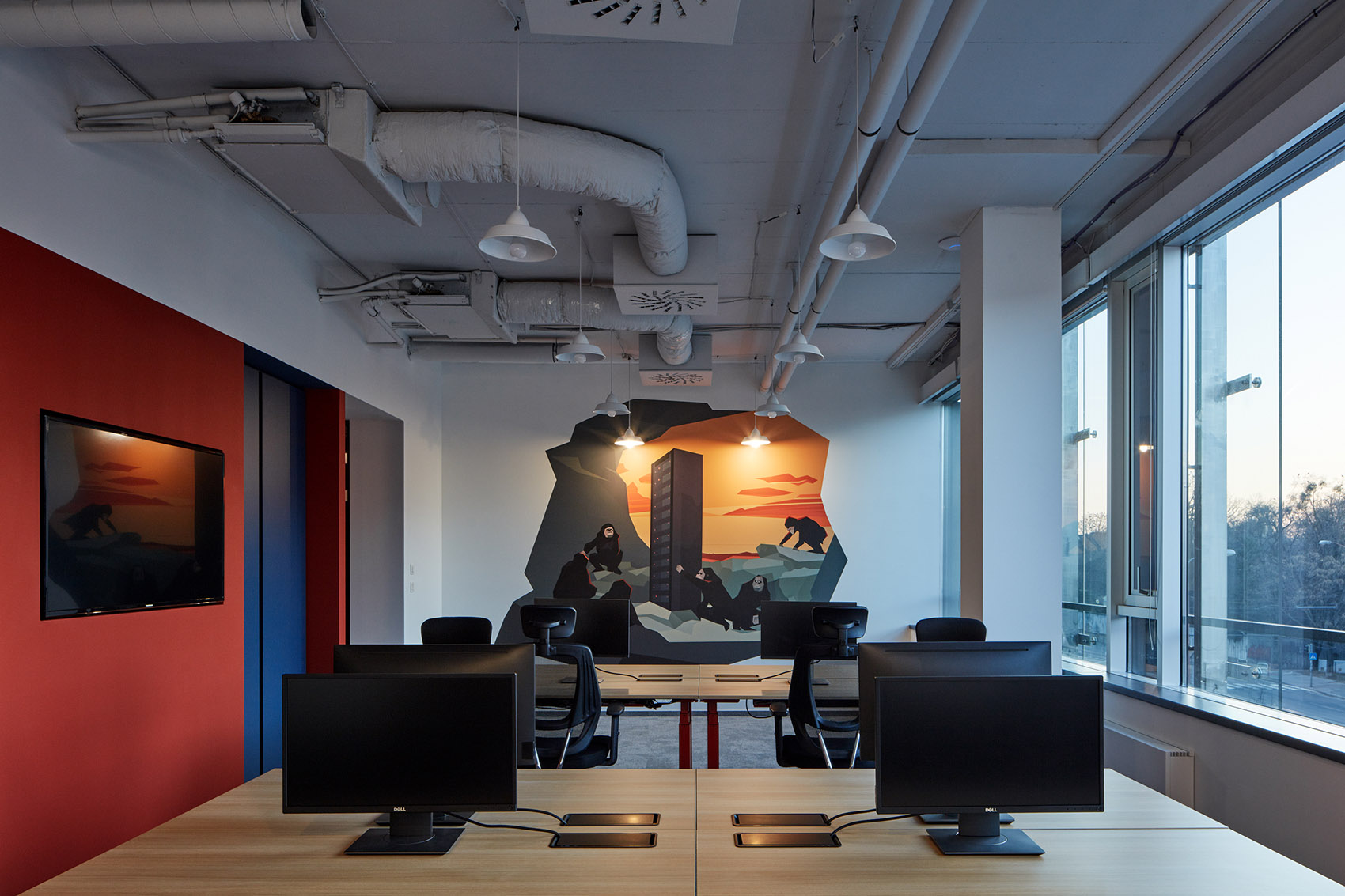 Office interior design for IT company WebSupport by Studio Perspektiv s ...
