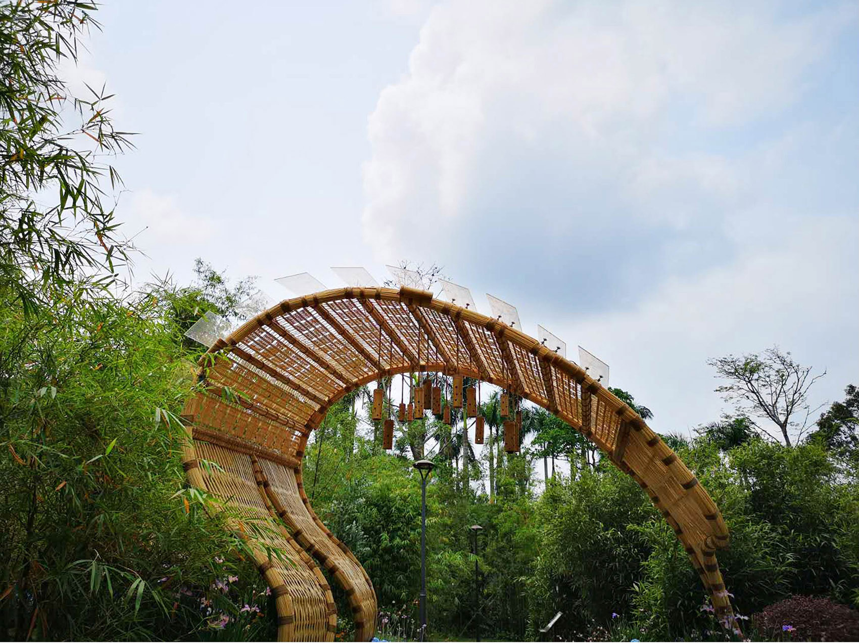 ”Tide”- Bamboo installation, China by BERYL - 谷德设计网