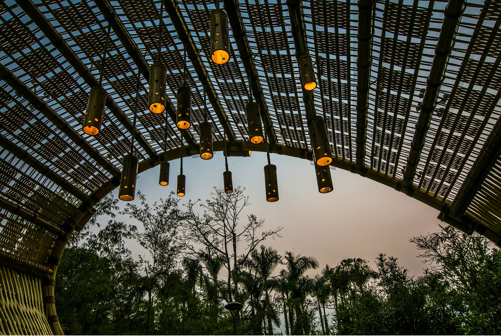 ”Tide”- Bamboo installation, China by BERYL - 谷德设计网