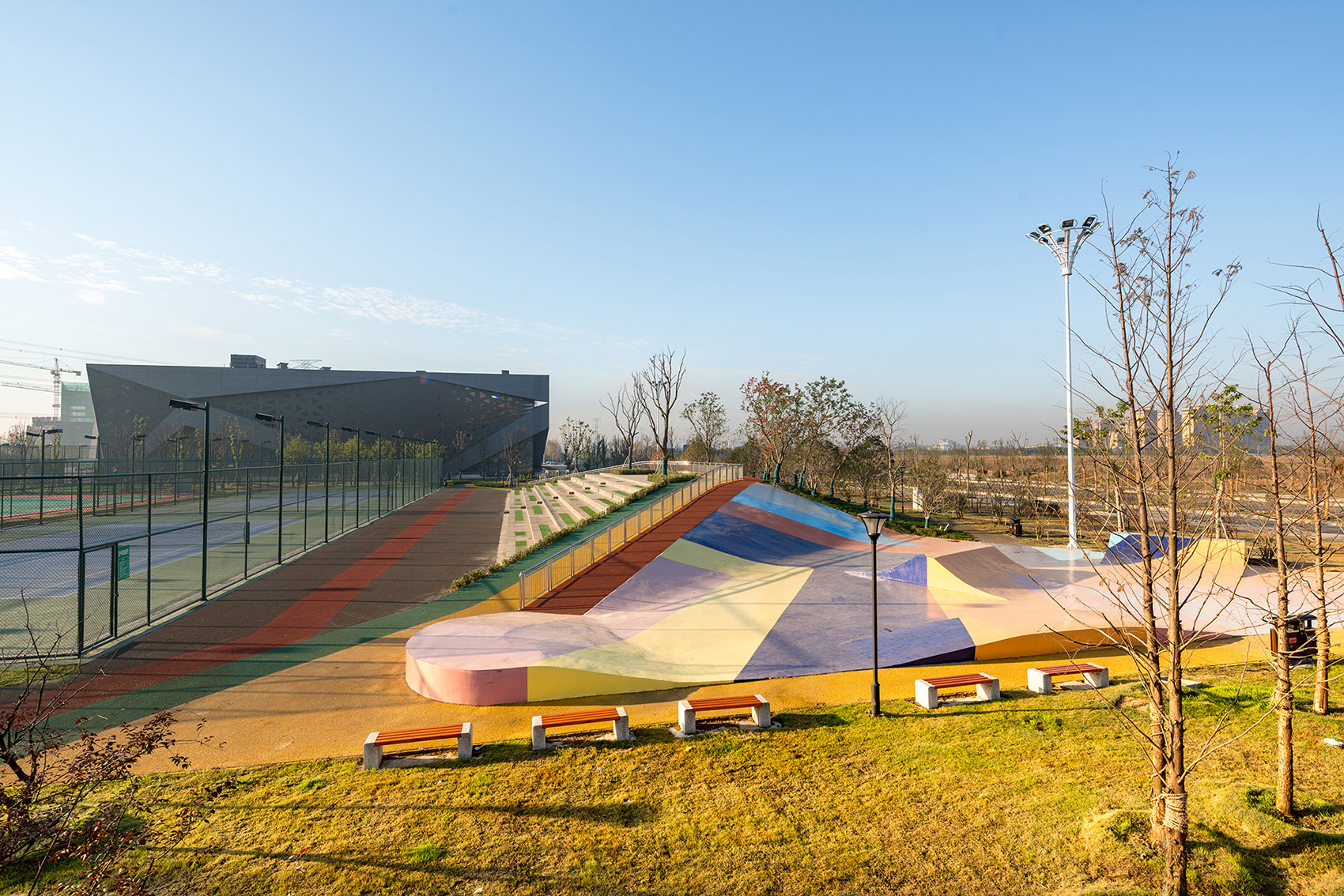 Yangzhou Southern Sports Park, China by PT Architecture Design - 谷德设计网