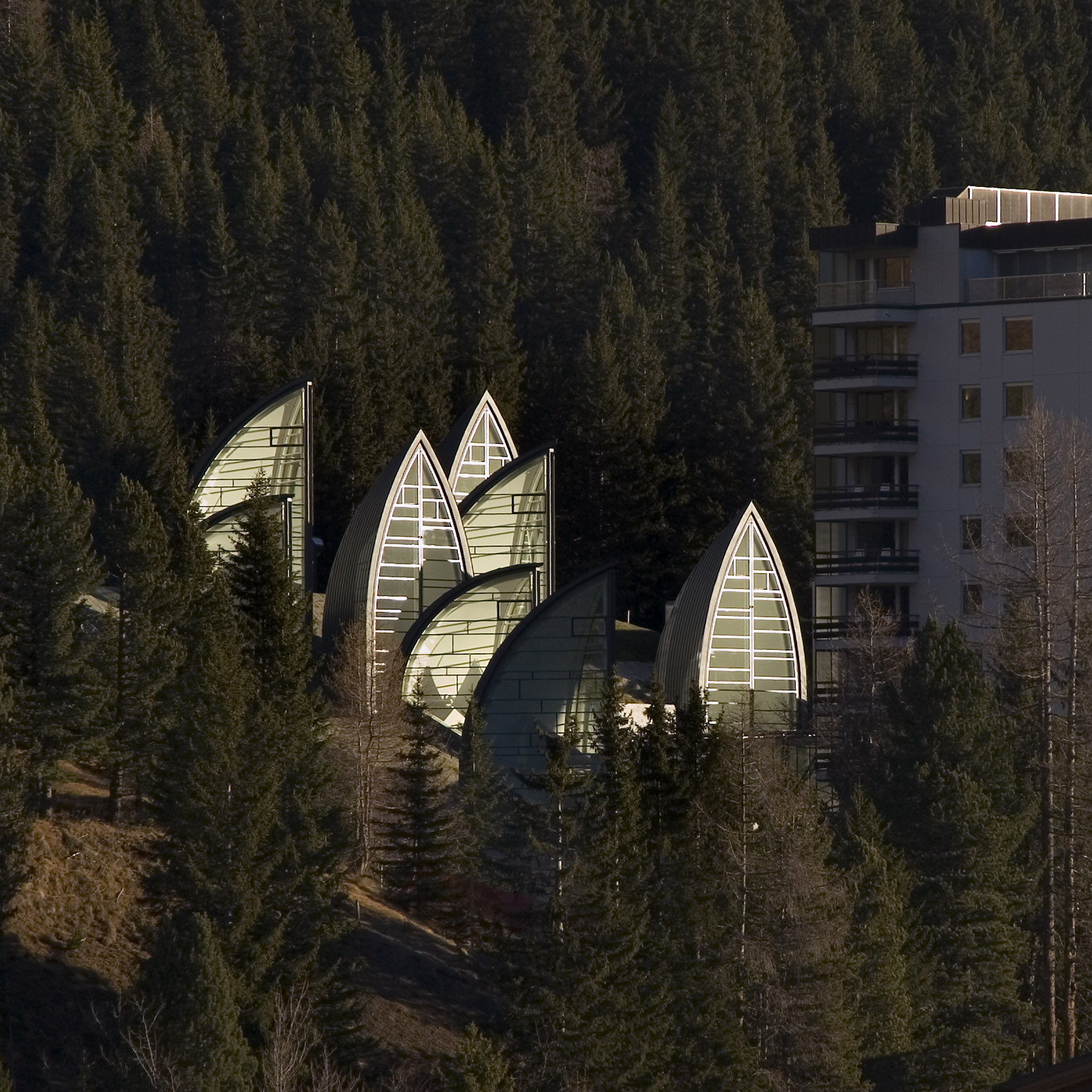 Wellness centre Tschuggen Berg Oase by MARIO BOTTA ARCHITETTI - 谷德设计网
