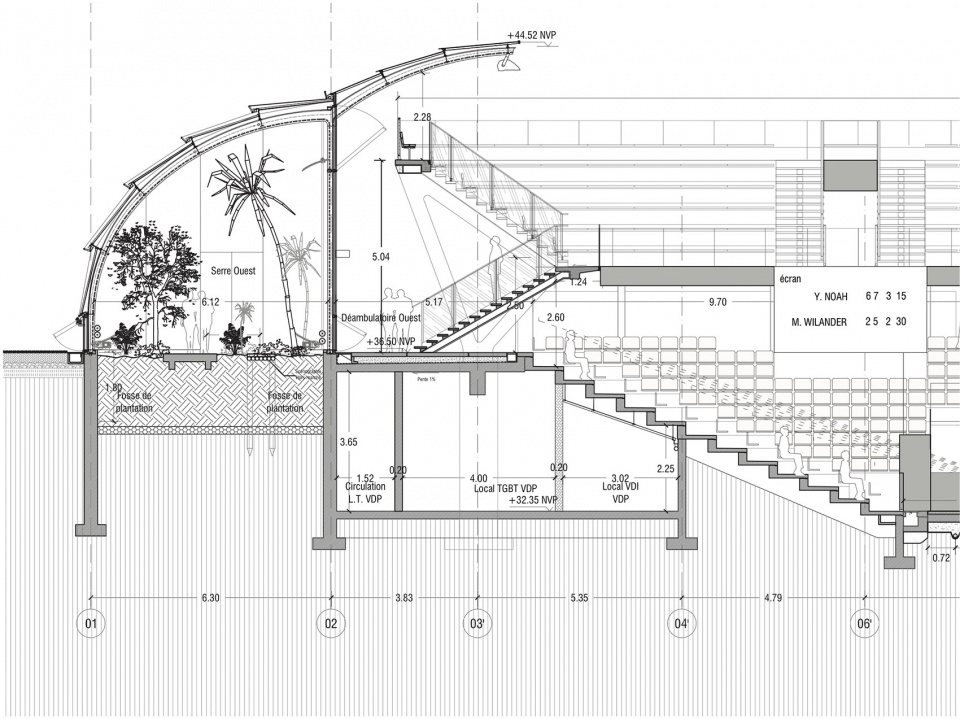 Simonne-Mathieu Tennis Court by MARC MIMRAM - 谷德设计网