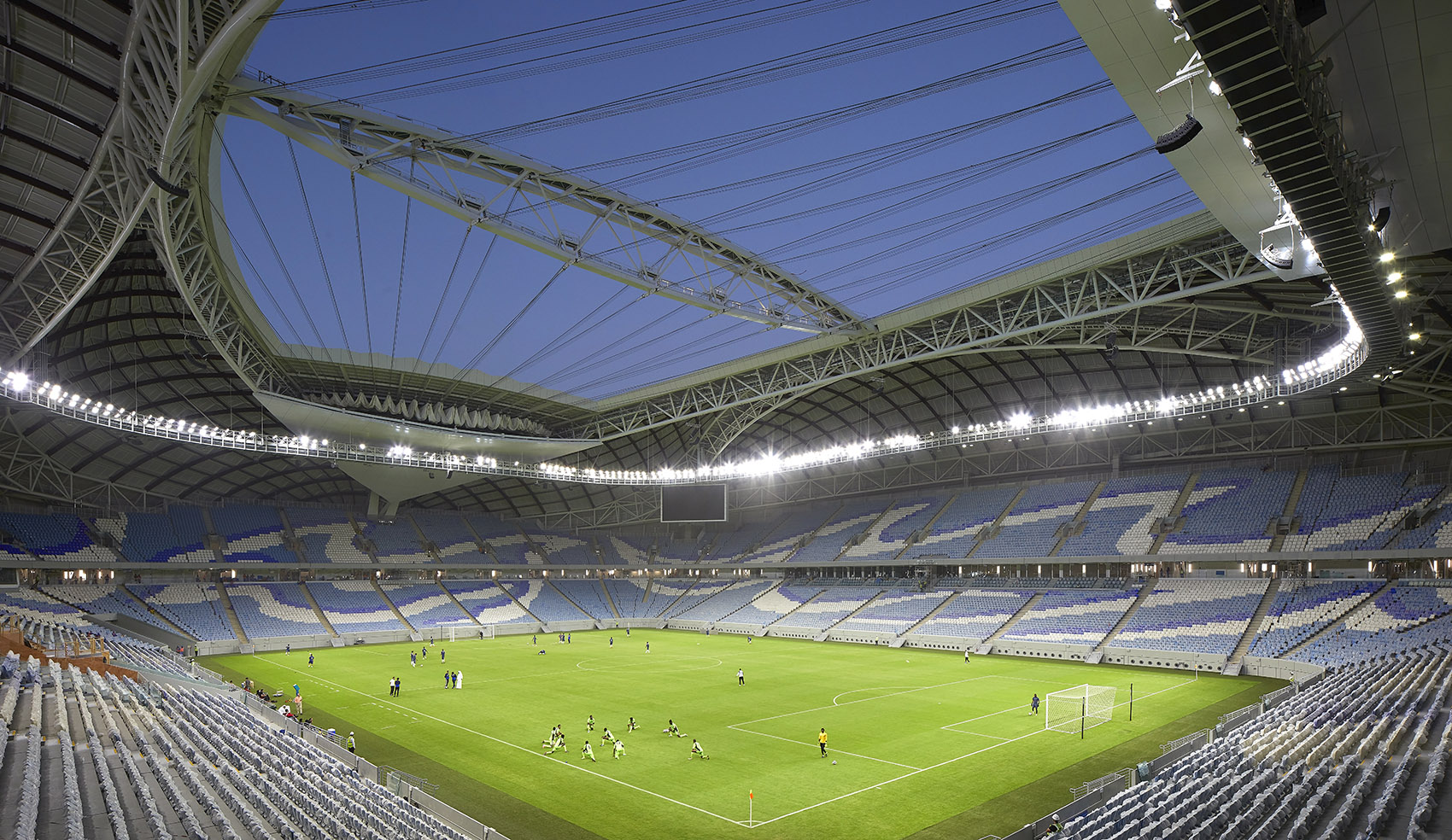 Al Janoub Stadium In Al Wakrah by Zaha Hadid Architects - 谷德设计网