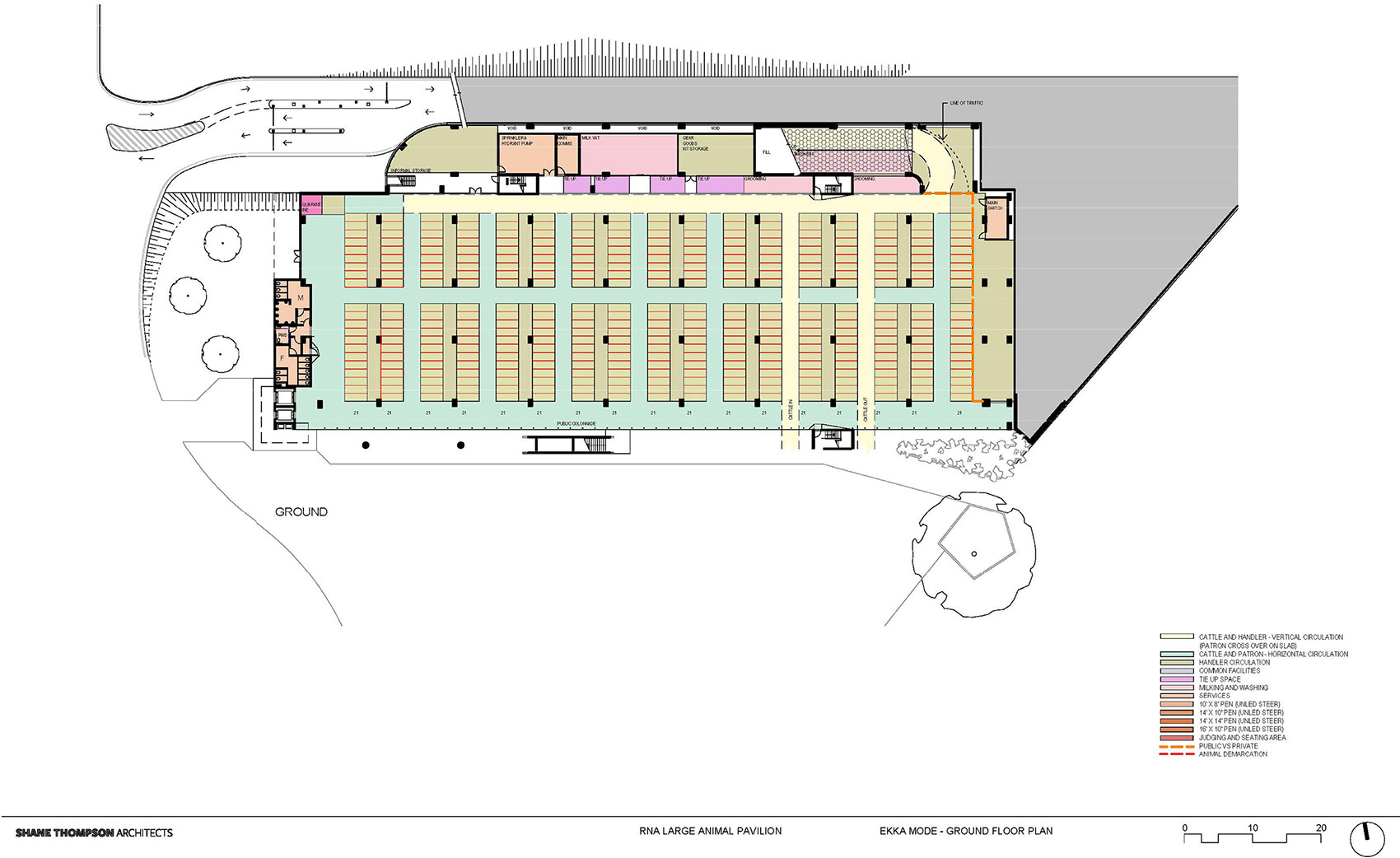 RNA Large Animal Pavilion by Shane Thompson Architects - 谷德设计网
