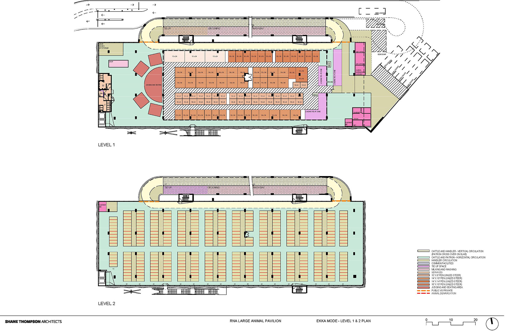 RNA Large Animal Pavilion by Shane Thompson Architects - 谷德设计网