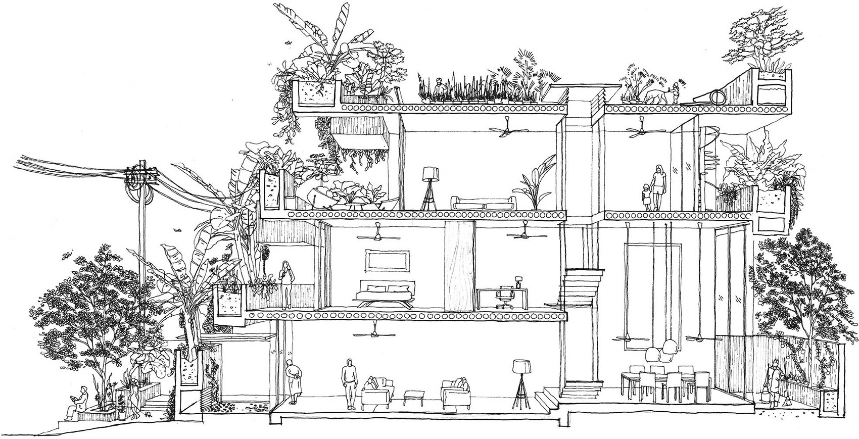 Planter Box House by Formzero - 谷德设计网