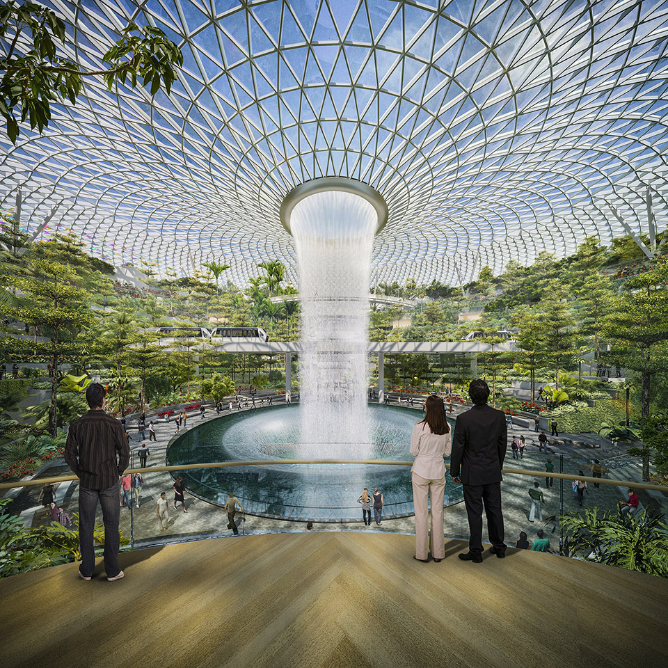 Jewel Changi Airport by Safdie Architects - 谷德设计网