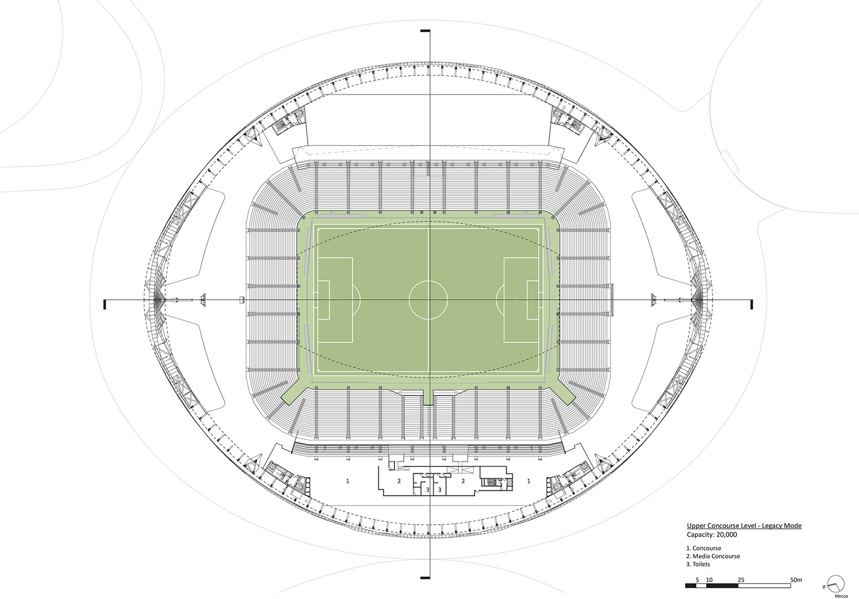 Al Janoub Stadium In Al Wakrah by Zaha Hadid Architects - 谷德设计网
