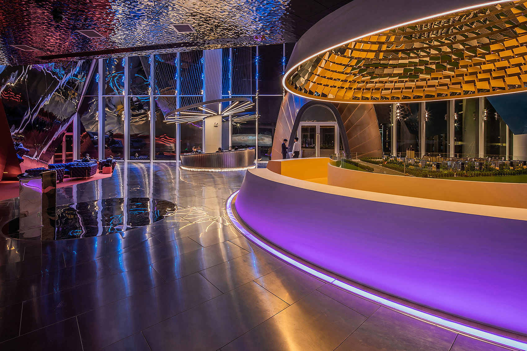 Illumination Design of Guangzhou Road·No.1 Courtyard in Heze, China by ...