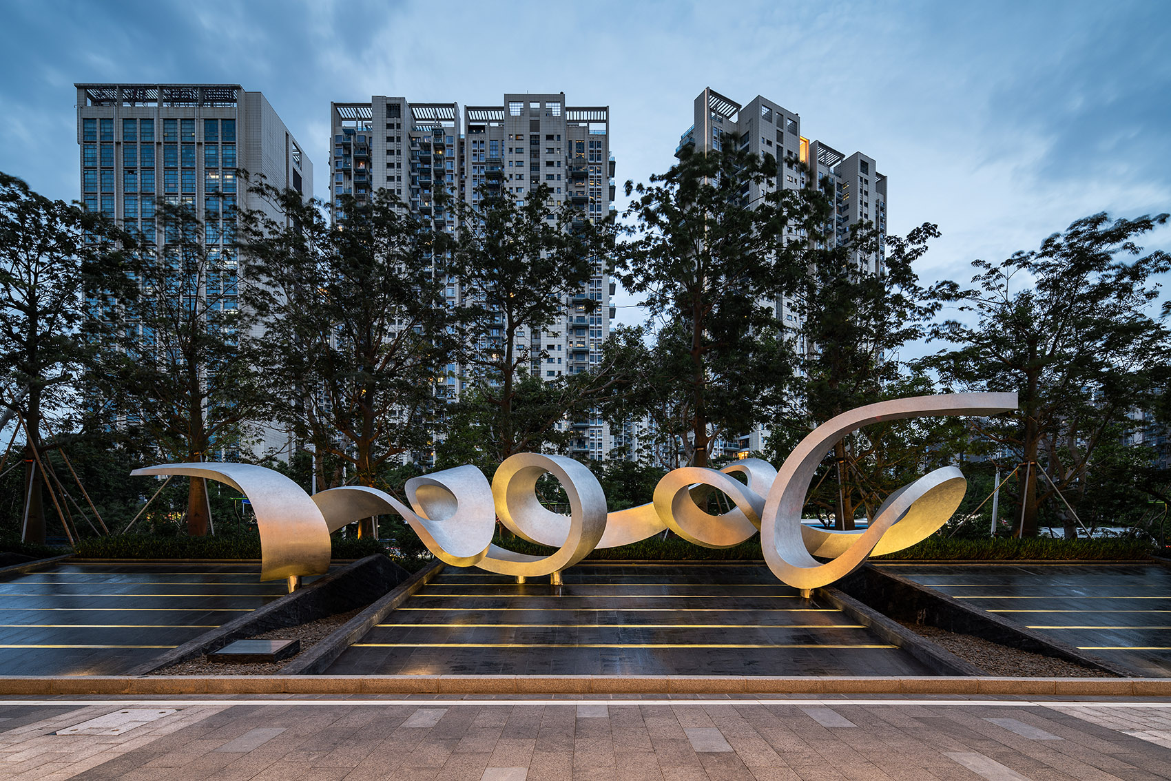 Artwork Design of One Shenzhen Bay T7 Office Building Entrance, China ...