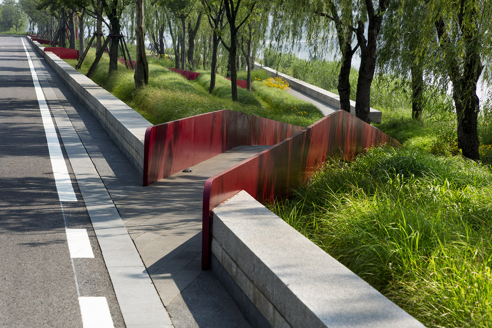 Riverside Commercial Eco Park, China by Collective Landscape Design - 谷德设计网