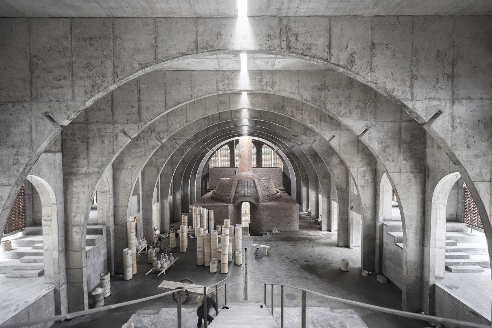 BingDing Wood kiln in Jingdezhen, China by AZL architects - 谷德设计网