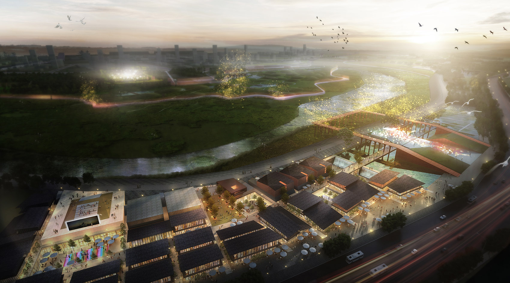 Dragon Skin River – The Ecological Spine of Xi’an, China by GVL Gossamer - 谷德设计网