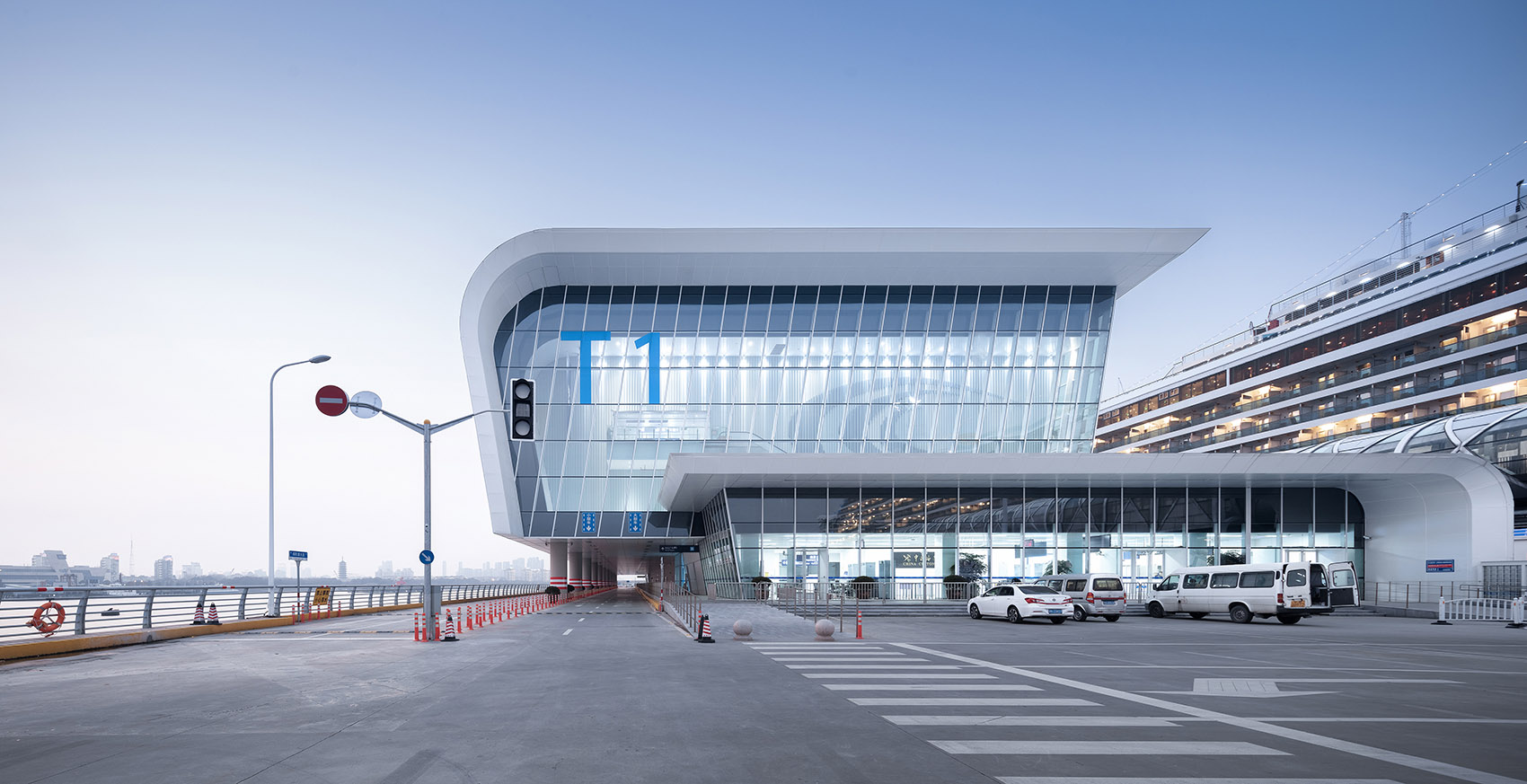 Shanghai Wusongkou International Cruise Port Passenger Building, China ...